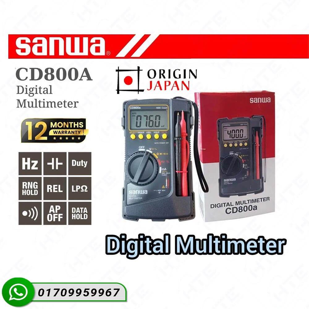 Sanwa CD800a Digital Multimeter Price In Bangladesh | HTE Bangladesh